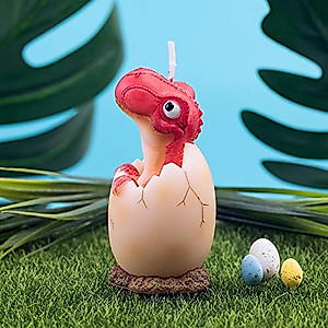 Dinosaur Baby Candle for Baby Shower Birthday Easter Party Children
