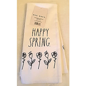 Rae Dunn Easter Happy Spring Kitchen Towel/ Set of 2 pieces/16 “ x 26”