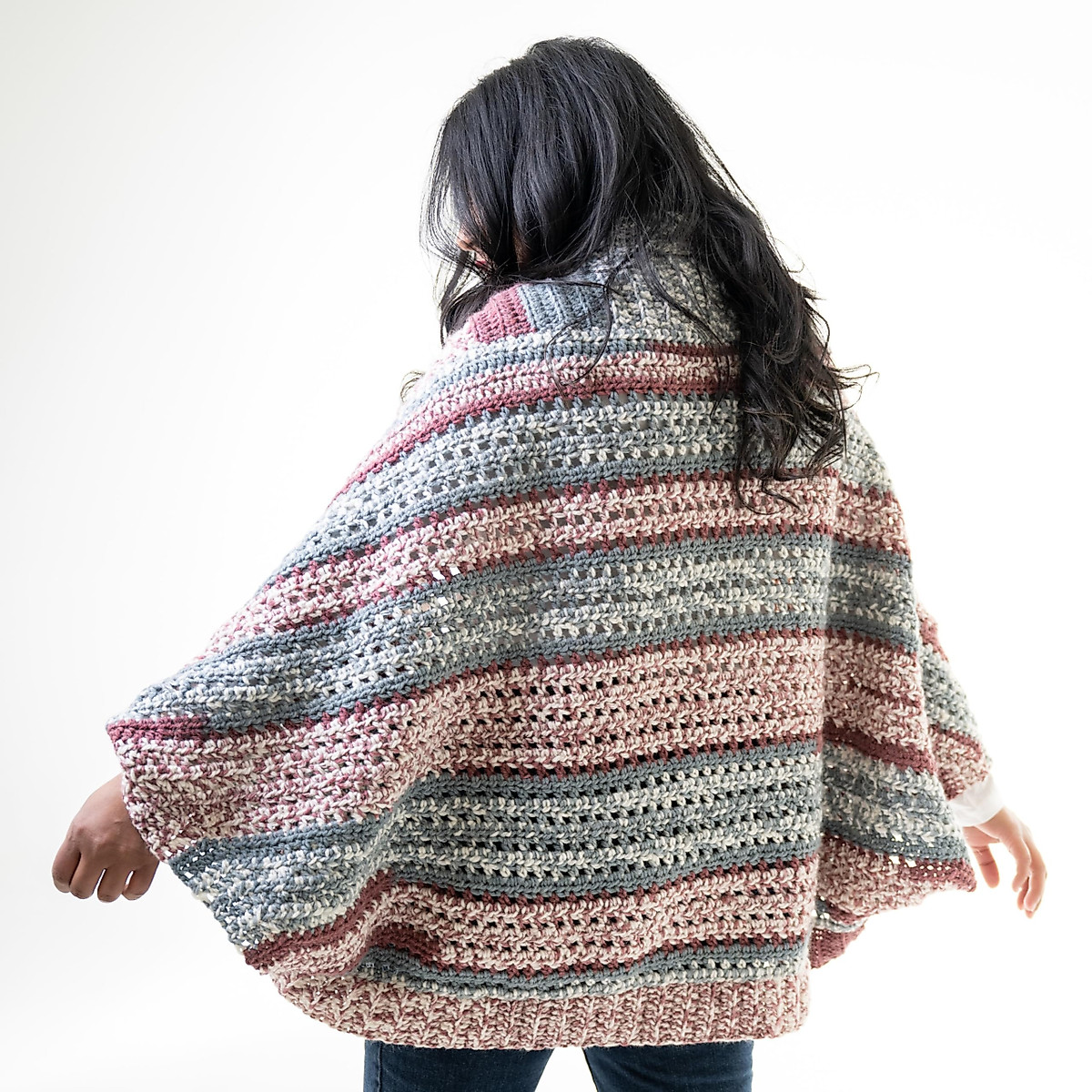 Lion Brand Yarn Wool Ease Fair Isle Yarn, 1 Pack, Charcoal/Medium Grey