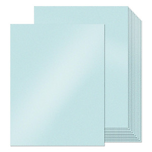 50 Sheets Blue Shimmer Cardstock 8.5" x 11" Metallic Paper,250GSM/92 lb Shiny Blue Paper,Card Stock Printer Paper for Invitations,Card Making,DIY Craft,Weddings,Showers
