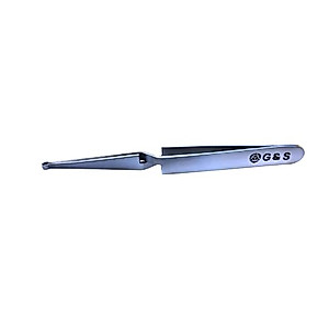 Lock Pinning Cross Locking Tweezers - Stainless Steel, for Locksmith Pinning & Rekeying Kit, Locksmith Tools, Metal Tweezers for Lock Pinning on a Pinning Mat for Locksmith