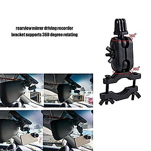 Zopsc 360 Degree Angle Car Suction Cup for Driving Camera Holder Vehicle Video on Recorder Windshield Dash Board Mount View Compatible for Xiaomi 70mai DVR