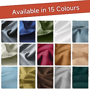 Simple&Opulence 100% Cotton Canvas Fabric 10oz. 59 Inch by The Yard, Nature Duck Fabric Textile Medium Weight for Painting, Sewing, Crafts, Embroidery, Bag, Handmade Home Decor(1 Yard, Black)