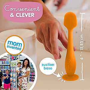 Bumco Diaper Cream Spatula - BPA-Free Diaper Bag Essentials, Soft Butt Spatula Baby, Mom-Invented Butt Paste Spatula, Bumco Diaper Cream Spatula, Flexible Diaper Cream Applicator, Bumco Baby Bum Brush