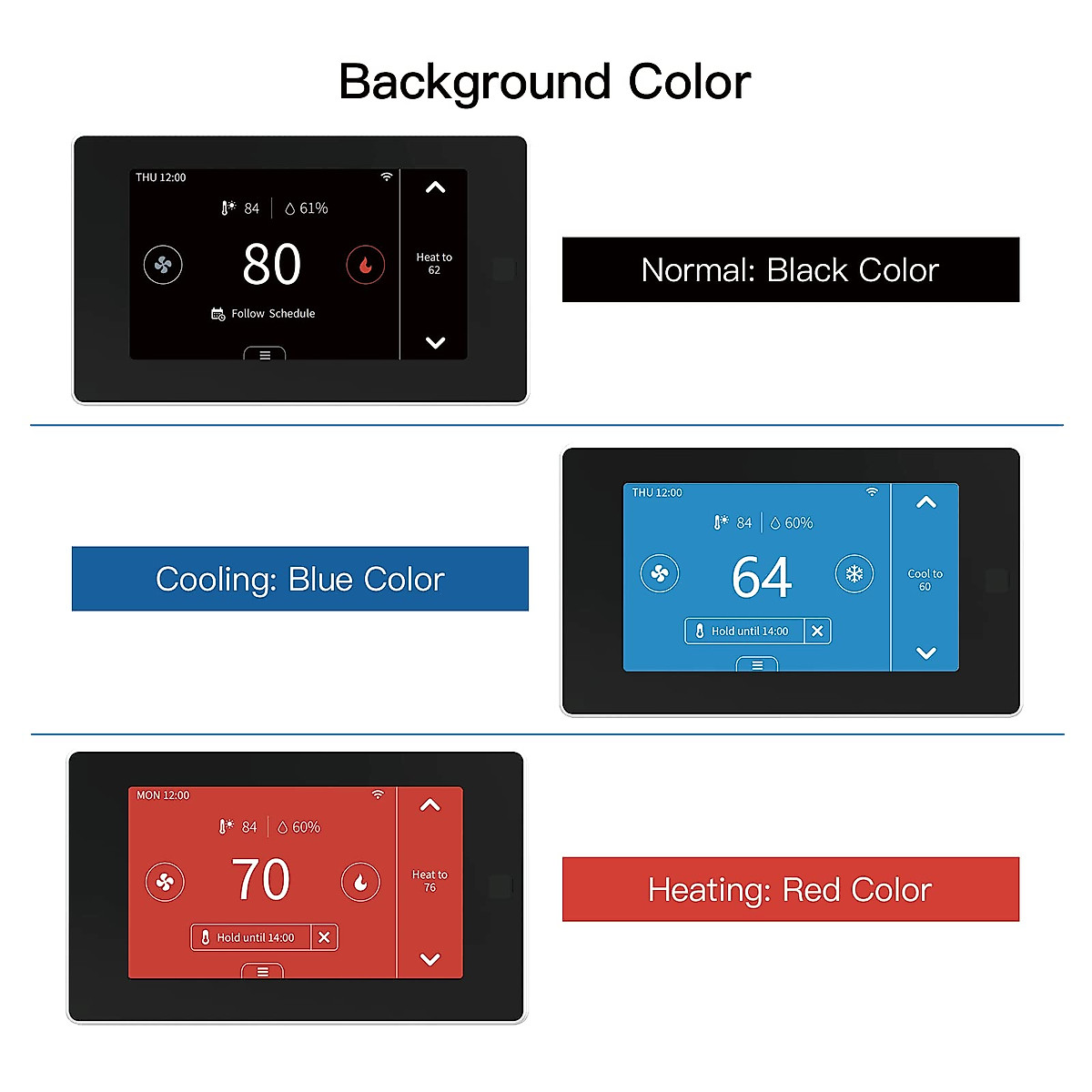 MoesGo Programmable WiFi Smart Thermostat for Home, No C-Wire Required by C-Wire Adapter, with Zone Remote Sensor, Remote Control Tuya/Smart Life, Compatible with Alexa and Google Assistant, 24VAC