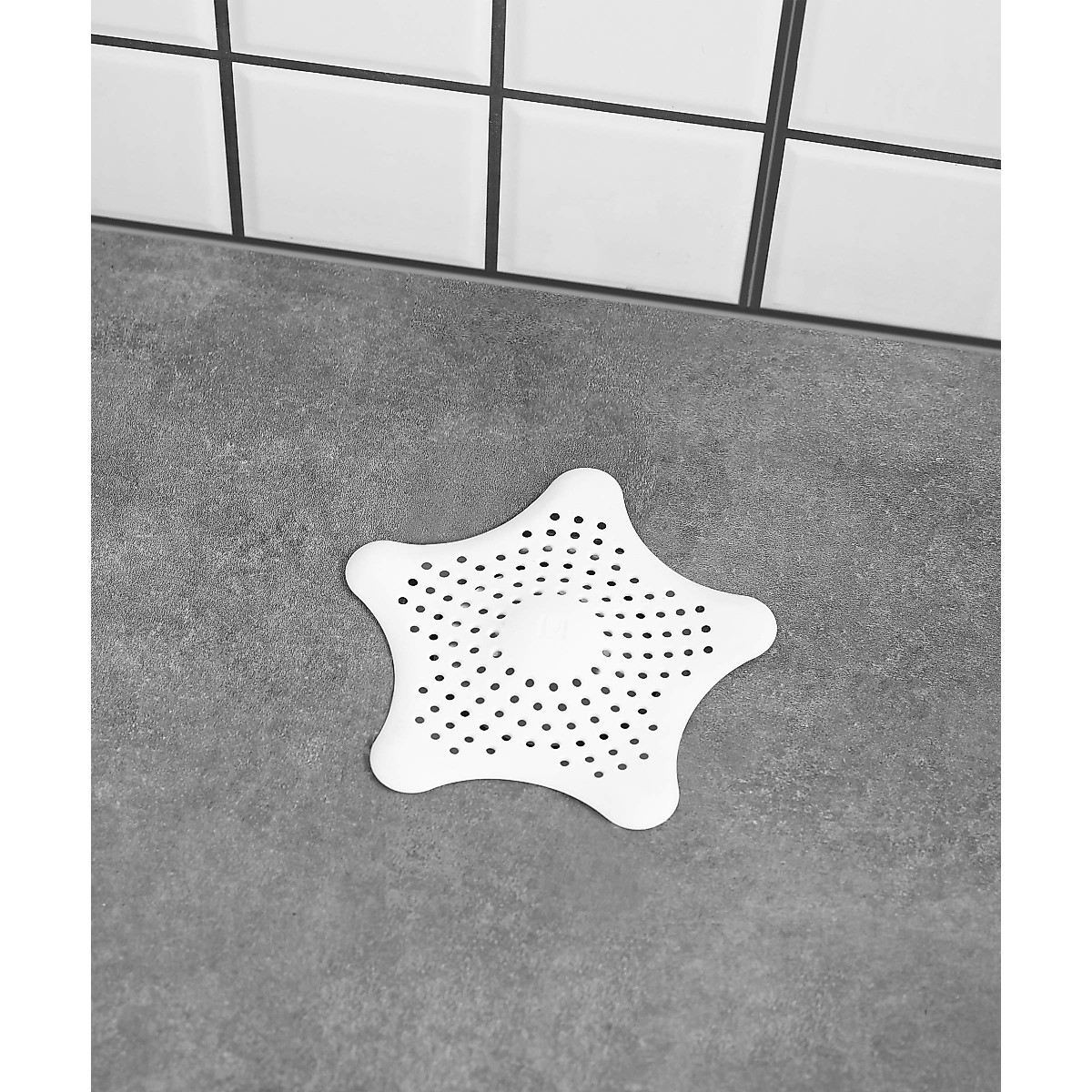 Umbra Starfish Drain Cover/Hair Catcher, White