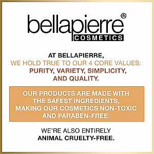 bellapierre HD Finishing Powder | Translucent Setting Powder | Poreless Shine-Free Matte Finish | Lightweight Gentle Formula | Non-Toxic & Paraben Free | Cruelty Free Mineral Makeup
