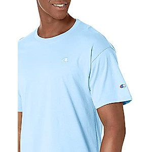 Champion Mens Classic T-shirt, Everyday Tee For Men, Comfortable Soft (Reg. Or Big & Tall), Swiss Blue, XX-Large US
