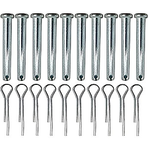 Gpartsden 1687404k Snowblower Shear Pins 1668344SM 1687404 for Snapper / Simplicity 703063 1668344 1686806YP (10 Pack)