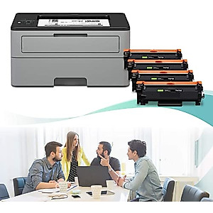 GREENBOX Compatible Toner Cartridge Replacement for Brother TN760 TN-760 TN730 TN-730 for Brother MFC-L2710DW HL-L2350DW HL-L2370DW HL-L2395DW MFC-L2750DW DCP-L2550DW HL-L2390DW MFC-L2730DW (4 Black)