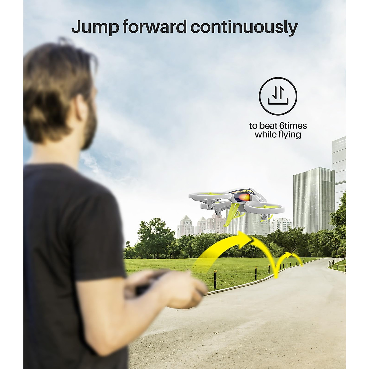 SYMA Remote Control Helicopter, TF1001 Aerobatic Airplane for 8-12 Kids with Altitude Hold,3.5 Channel,Gyro Stabilizer,Low Battery Reminder,Indoor RC Drone Helicopter Gift Toy for Boy Girl White