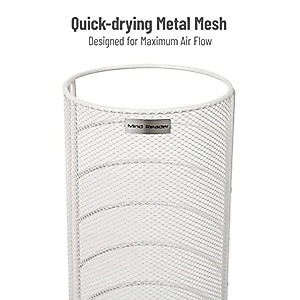 Mind Reader UMBHWIRE-WHT Mini Umbrella Stand Rack Holder, White