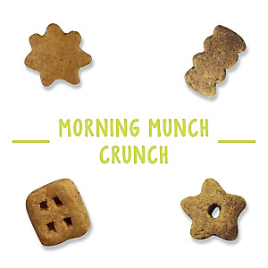 Purina Friskies Made in USA Facilities Cat Treats, Party Mix Crunch Morning Munch - (10) 2.1 oz. Pouches