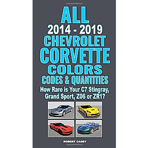 All 2014-2019 Chevrolet Corvette Colors, Codes & Quantities: How Rare is Your C7 Stingray, Grand Sport, Z06, or ZR1?