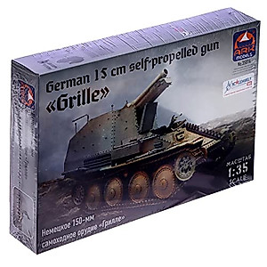 AEVVV Sturmpanzer 38(t) Grille German Panzer WWII 15-cm Self-propelled Gun Howitzer - Tank Model Kits Scale 1:35 Assembly Instructions in Russian Language