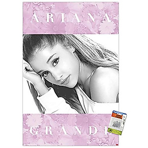 Trends International Ariana Grande - Floral Wall Poster with Push Pins, 22.375" x 34"