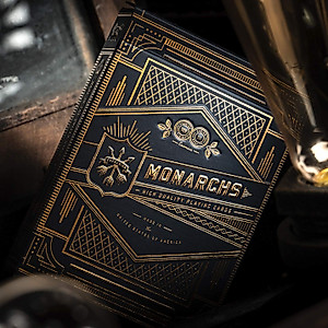 Monarch Playing Cards by theory11 , Blue, 3.5 x 2.5-Inch