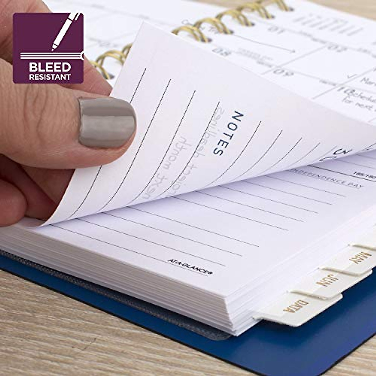 Academic Planner 2021-2022, AT-A-GLANCE Weekly & Monthly Book Planner, 5" x 8", Small, for School, Teacher, Student, Contempo, Classic Blue (70101X20)