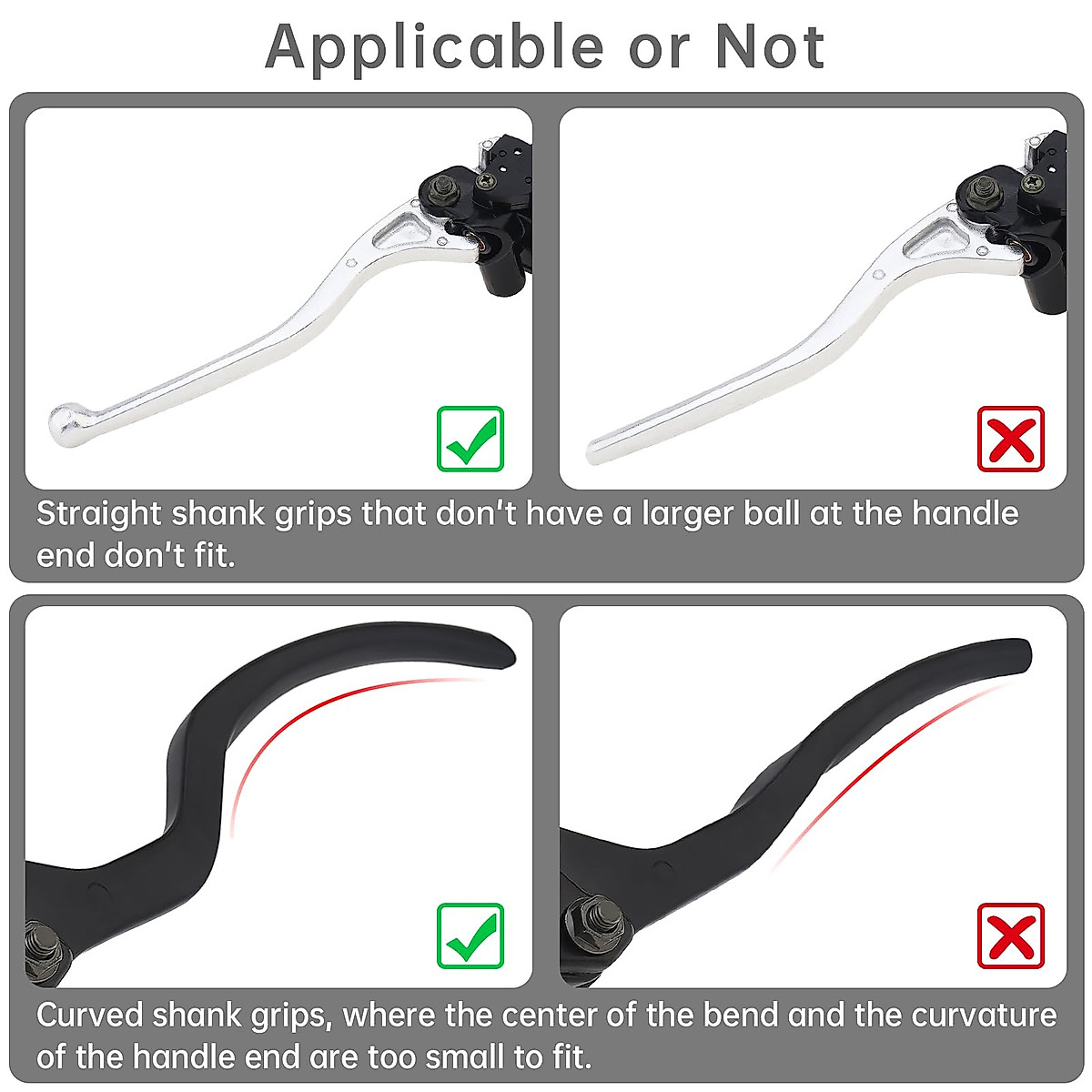 Windance Motorcycle Anti Theft Lock,Heavy Duty Front Brake Lock,Throttle Grip Clutch Brake Lever Handlebar Protection (Blue, L)