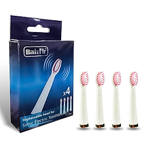 Bahfir Genuine Health Replacement Toothbrush Heads, BW206 4pack