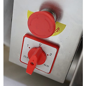 INTSUPERMAI 110V Commercial Dough Mixer Machine 15 KG Kneading Capacity Electric Food Mixer Flour Mixer1500W/2HP for Dough Mixing Kneading