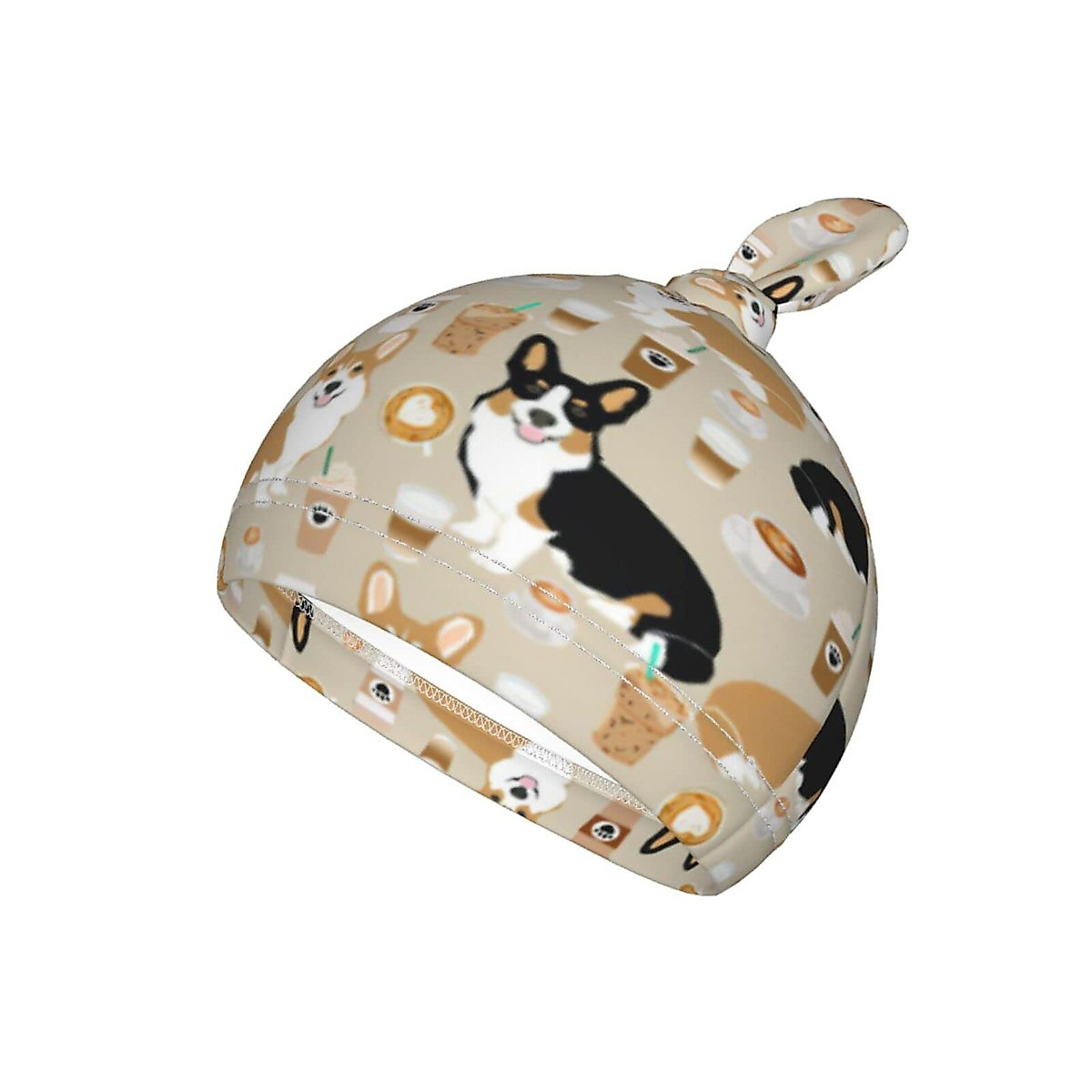 Corgi Newborn Swaddle Blanket with Hat Set Baby Stuff Receiving Blankets Soft Transition Sleep Sacks Gifts for Infant Boys Girls