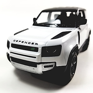 Kinsmart Land Rover Defender 90 Eggshell White 136 Scale Diecast SUV,SMALL