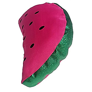 Watermelon Glitter Throw Pillow, Super Soft Cushion, for Girls Boys Teens Dorms Sofas Beds
