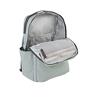 RED ROVR Roo Backpack | Lightweight Diaper Bag with Changing Pad | Large Capacity | Multifunctional Travel Pack | Exterior and Interior Pockets | Water Resistant | Great Gift for Mom & Dad | Sage