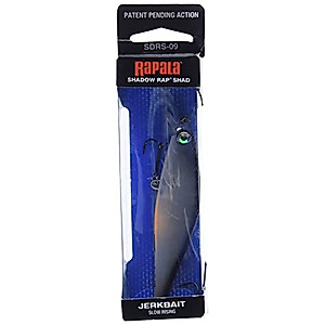 Rapala SDRS09 Shadow Rap Shad Lure (3.5-Inch, 0.3oz, Elite Blue)