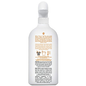 ATTITUDE Laundry Stain Remover, Hypoallergenic Safe Ingredients, Effective True Ecological Alternative Products, Citrus Zest, 27.1 Fl Oz (22500)