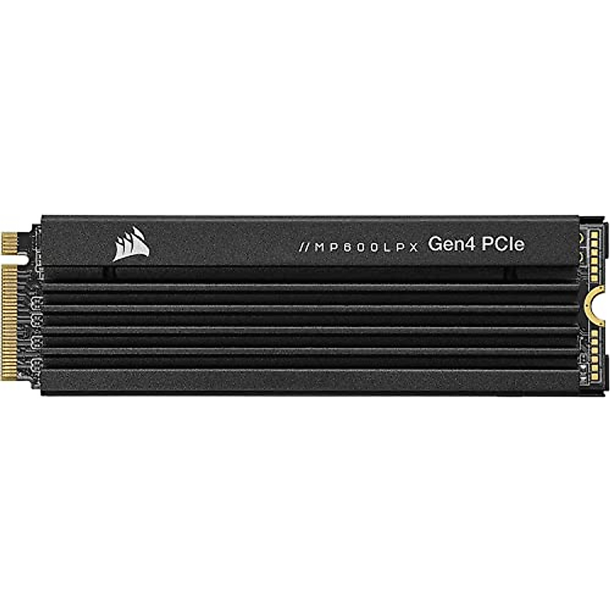 Corsair MP600 PRO LPX 2TB M.2 NVMe PCIe x4 Gen4 SSD - Optimized for PS5 (Up to 7,100MB/sec Sequential Read & 6,800MB/sec Sequential Write Speeds, High-Speed Interface, Compact Form Factor) Black