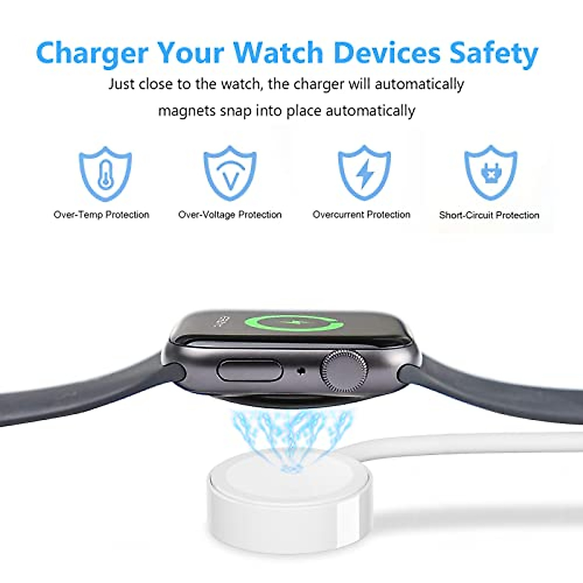 2 in 1 USB-C Fast Apple Watch Charger,6.6FT Apple Certified Wireless iWatch Charger Magnetic Charging Cable with 20W USB C Wall Charger Plug for Apple Watch Series 8/7/SE/6/5/4/3 & iPhone 14/13/12/11