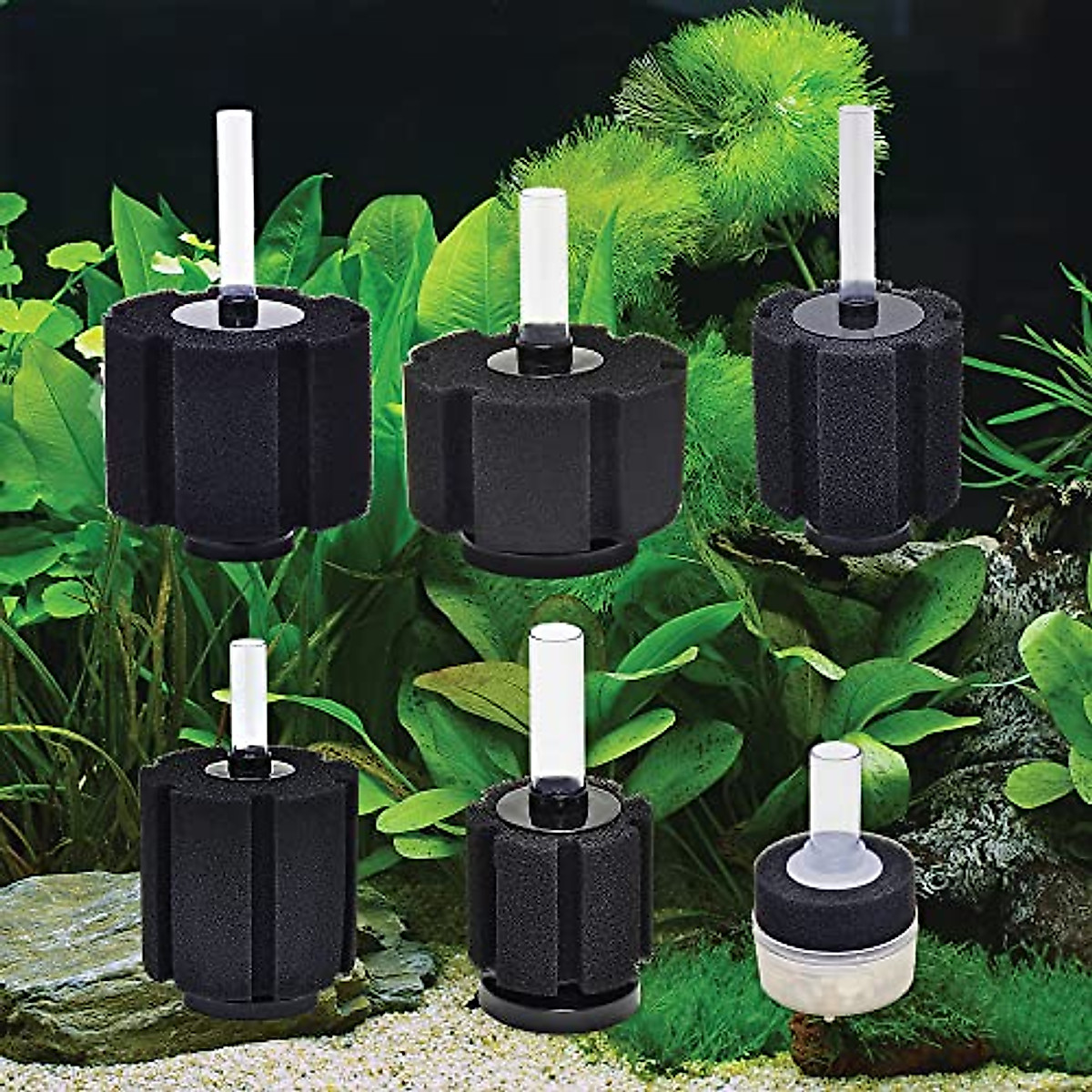 Aquatop Aquatic Supplies Classic Aqua Flow Sponge Aquarium Filter Up To 10 Gal CAF-10