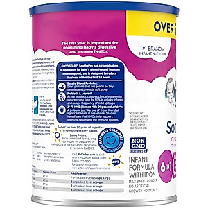 Gerber Good Start Baby Formula Powder, SoothePro Comforting Probiotics, Stage 1, 30.6 Ounce