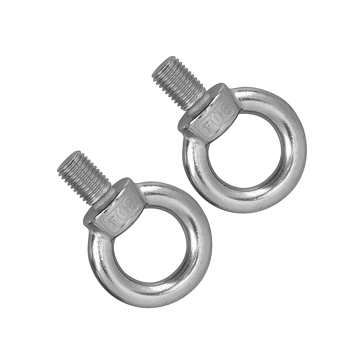 Lifting Ring Eye Bolt, 2Pcs Stainless Steel Lifting Ring Eye Bolt Heavy Duty Marine Grade Ring Screw Bolts(M16)