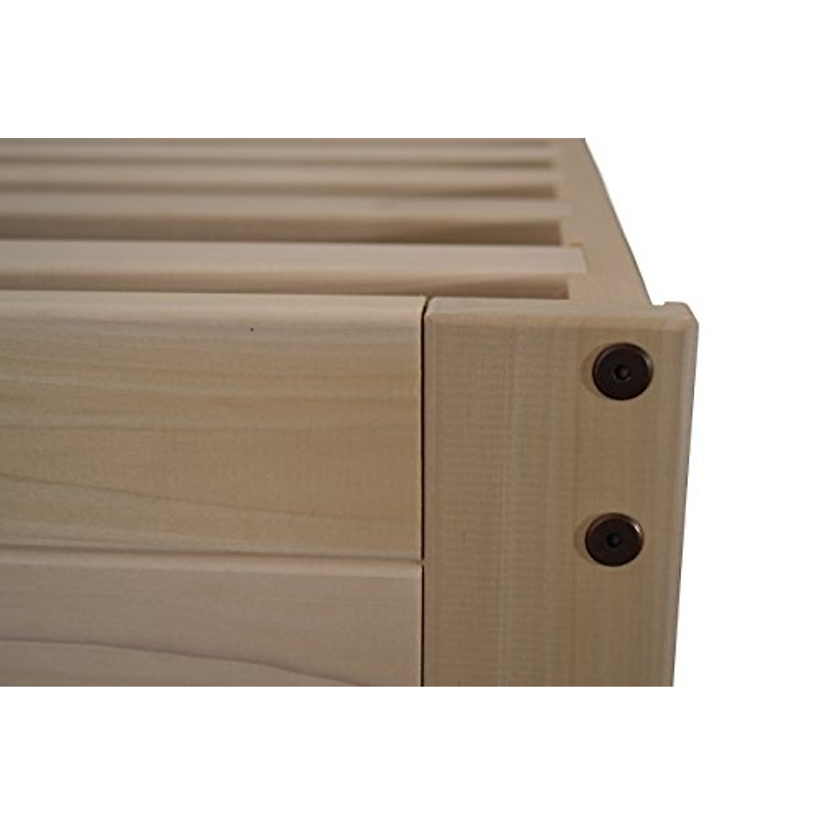 KD Frames Lexington Platform Bed, Queen, Unfinished