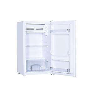 Danby DCR033B1WM 3.3 Cu.Ft. Compact Refrigerator, Mini Fridge with Chiller for Bar, Living Room, Den, Basement, Kitchen, or Dorm, White