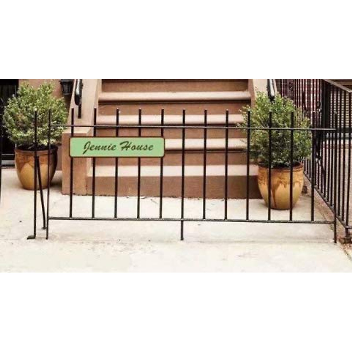 Eletina Simple Fashion Speakeasy Sign,6x16 inches Brown Metal Sign