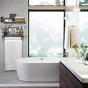 QEEIG Farmhouse Floating Shelves + Bathroom Shelves Bundle (Contains 2 Items)