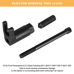 Fuel Injector Removal Tool (3418) Fit for 6.7L Ford Powerstroke Diesel 2011-2018 F-250 F-350 F-450 F-550