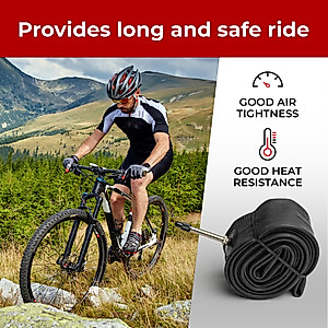 Fincci Bike Inner Tube 29 x 2.1/2.125/2.2/2.3/2.35 - Presta Valve Inner Tubes 48mm for Cycle Bicycle Bike Tire - Pack of 2