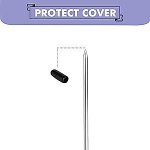 Receipt Holder, Receipt Spike for Resturaunt, Stainless Steel Bill Fork Check Spindle Memo Holder Spike with Solid Heavy-Duty Base (1 Pack)