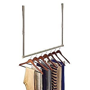 ClosetMaid 31220 Double Hang Closet Rod, Nickel