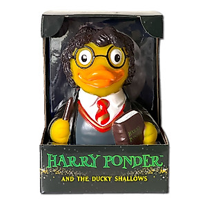 CelebriDucks - Harry Ponder - Floating Rubber Ducks - Collectible Bath Toy Gift for Kids & Adults of All Ages