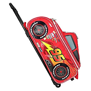 Pixar Cars 17 inches Lightning McQueen Shape Luggage