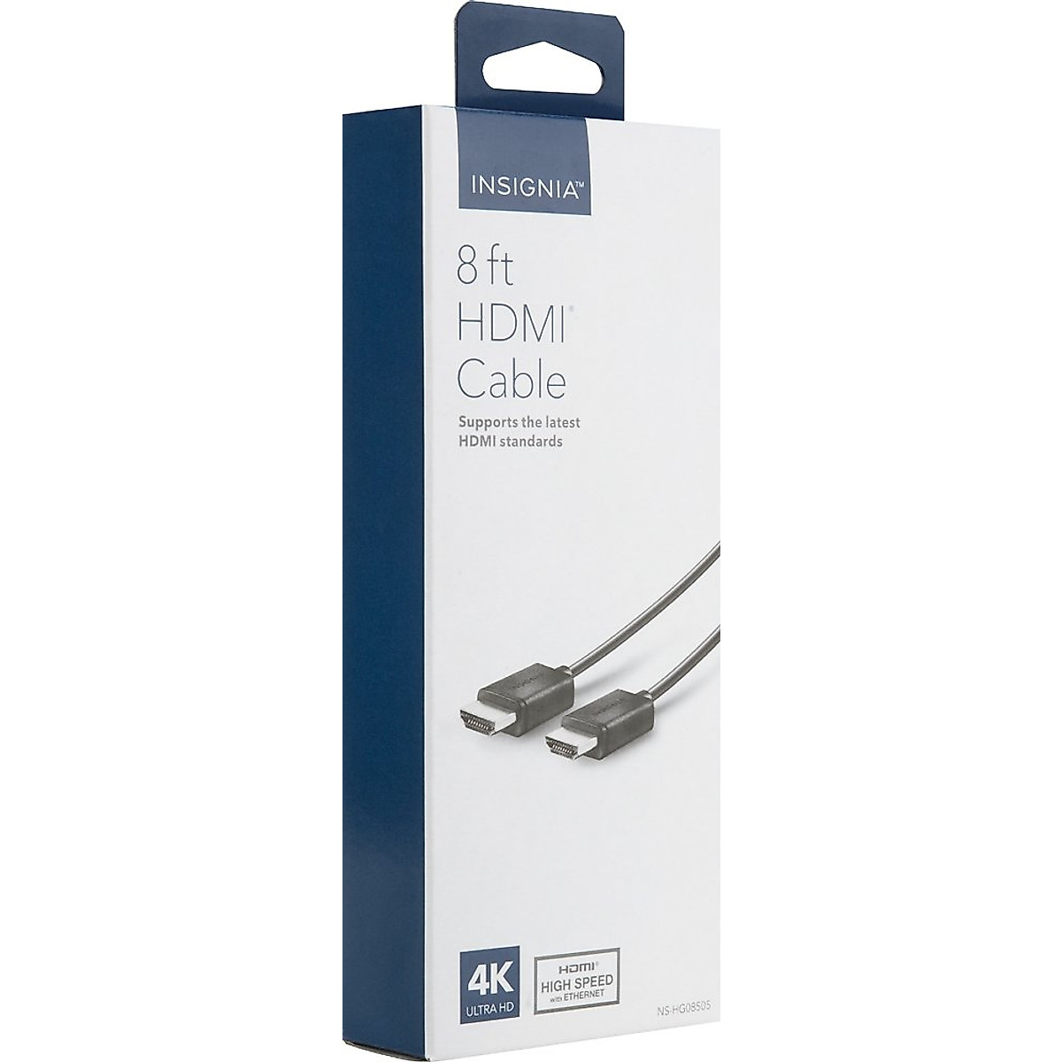 INSIGNIA - 8' 4K Ultra HD HDMI Cable - Black