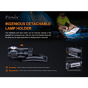 Fenix Power Bundle HM50R v2.0 Headlamp Bundle with 2X ARB-L16, 700 Lumen USB-C Rechargeable, Lightweight with Red Light and Lumentac Organizer