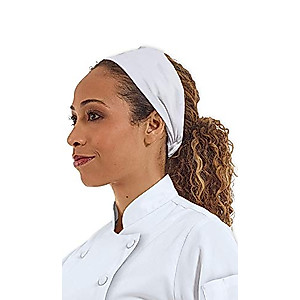 Professional Chef Bandana (One Size Fits Most, White)