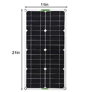 Monocrystalline Solar Panel (40w/80w/160w),20a Controller +Regulated Dual Usb, For Rv Boat Cabin Van Car And Caravan Rv Boat Camper,160W